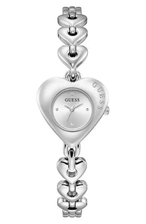 Guess Valerie Heart Bracelet Watch
