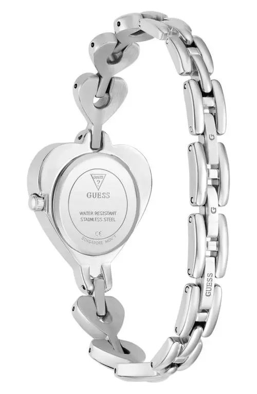 Guess Valerie Heart Bracelet Watch