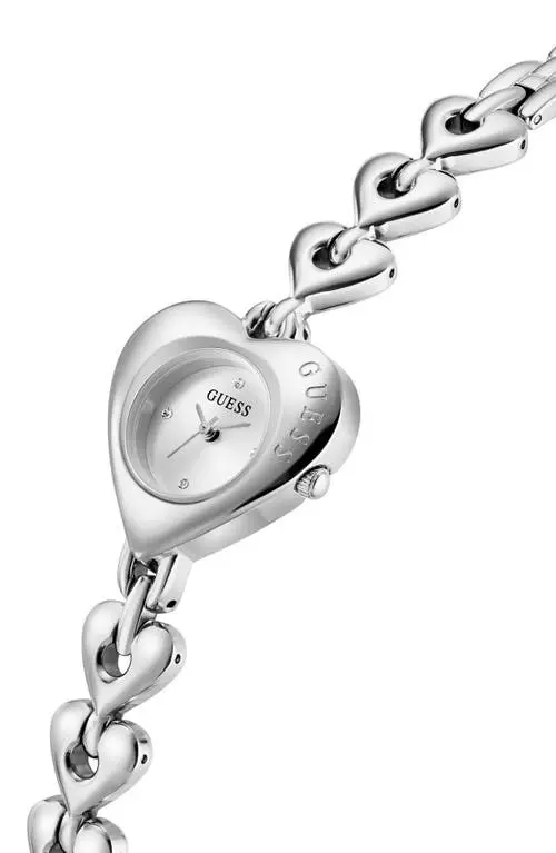 Guess Valerie Heart Bracelet Watch
