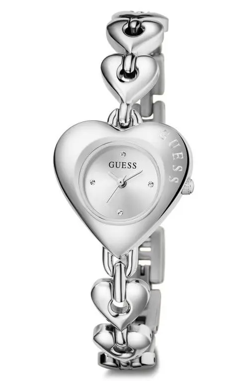 Guess Valerie Heart Bracelet Watch