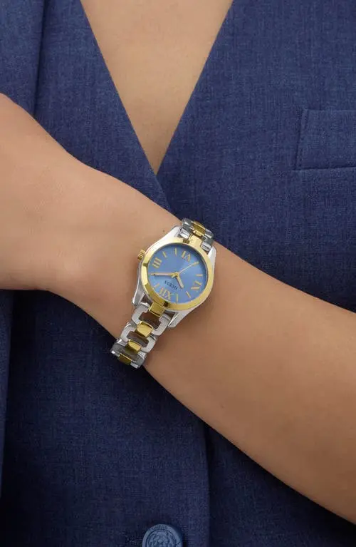 Guess Veda Two-tone Bracelet Watch - Ice Blue