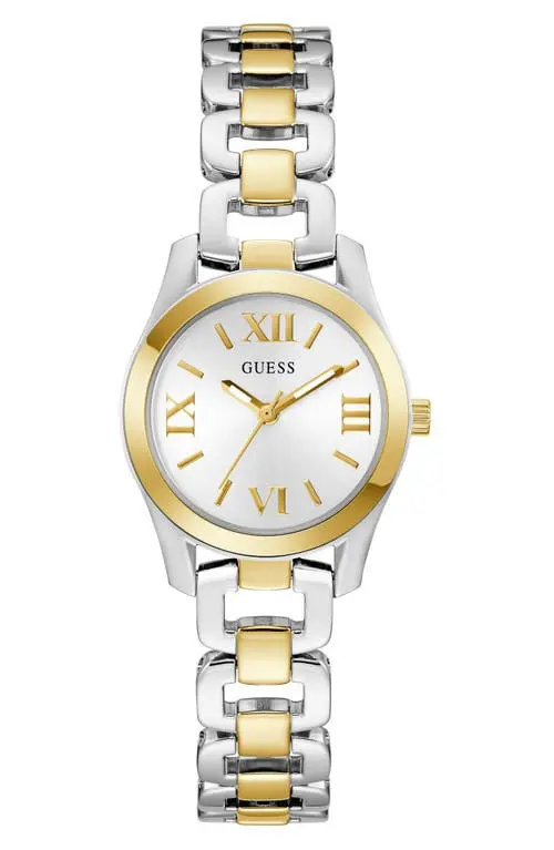 Guess Veda Two-tone Bracelet Watch - Silver