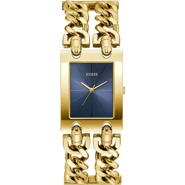 Guess Mod Heavy Metal Indigo Dial Bracelet Watch