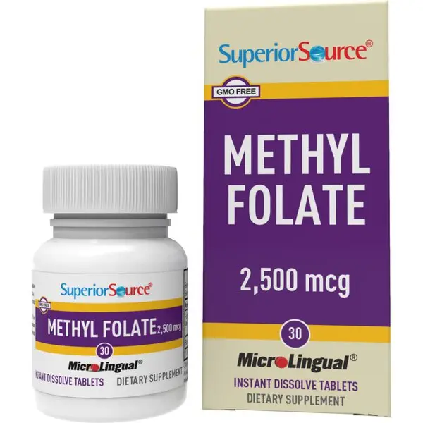 SUPERIOR SOURCE Methyl Folate Sublingual Dissolving Tablets