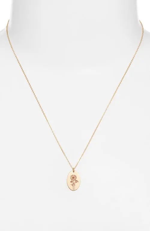 SET & STONES Louise Birth Flower Necklace
