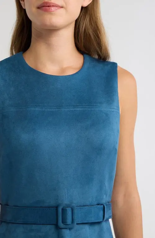 Anne Klein Belted Sleeveless Midi Dress
