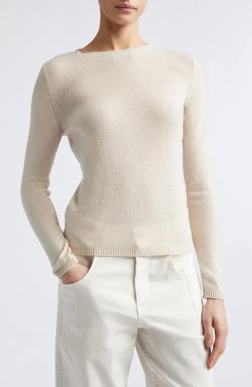 Eleventy Semisheer Cashmere Crewneck Sweater