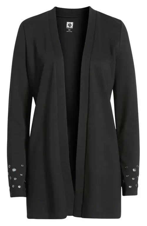 Anne Klein Grommet Detail Open Cardigan