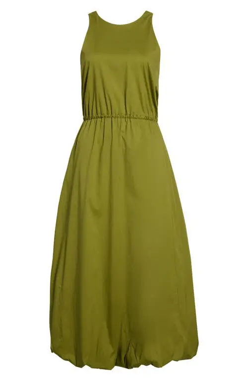 Staud Stäud Molly Sleeveless Bubble Hem Dress