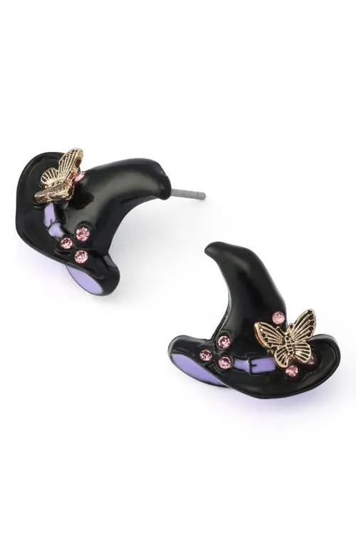 Betsey Johnson Witch Hat Stud Earrings
