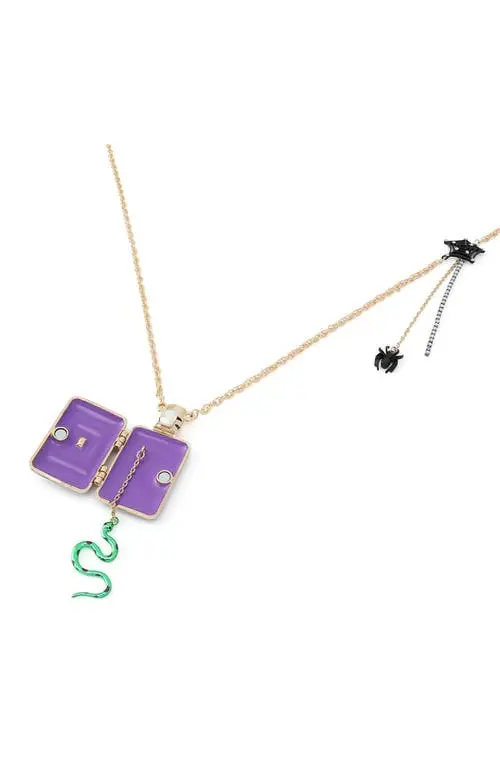 Betsey Johnson Poison Bottle Pendant Necklace