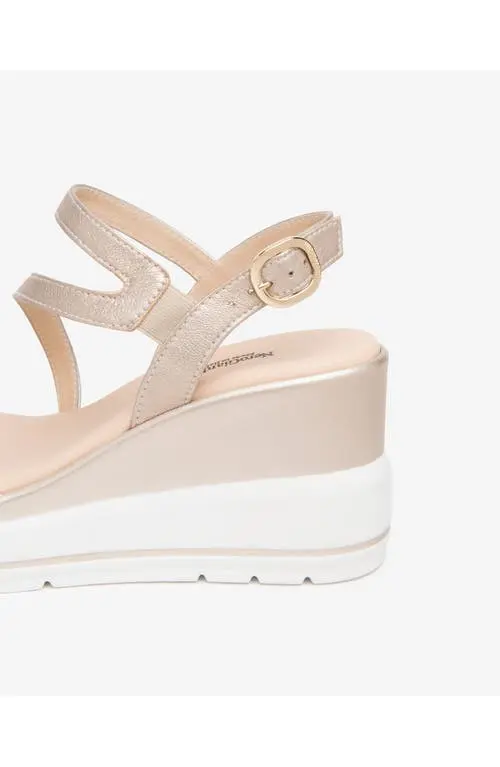 NEROGIARDINI Chain Link Wedge Sandals