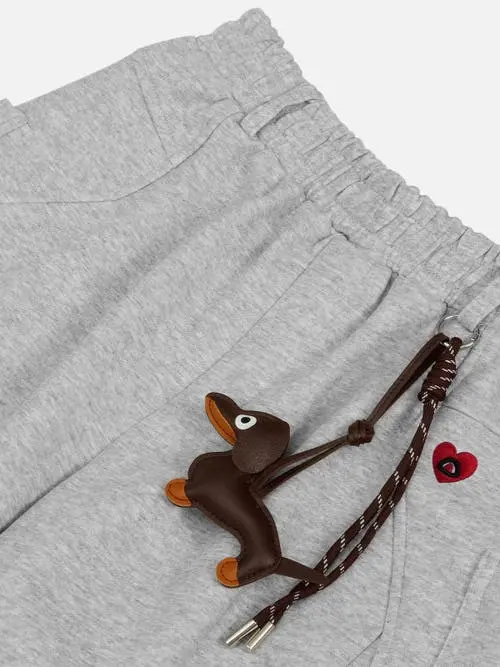 AELFRIC EDEN Baggy Sweatpants With Dachshund Charm
