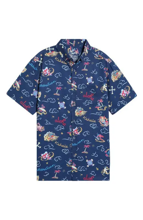 KAHALA In4mation Short Sleeve Button-down Shirt