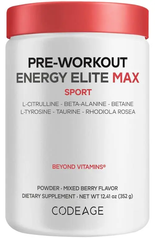 CODEAGE Pre-workout Energy Elite Maxmixed Berry