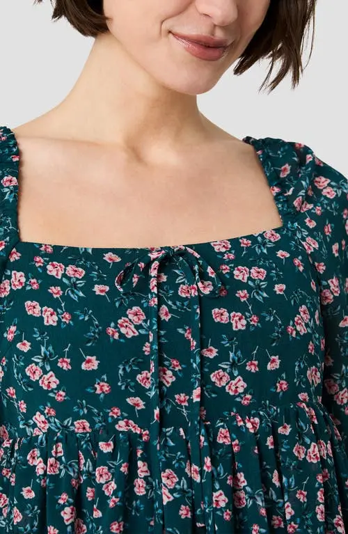 French Connection Marina Lucia Floral Chiffon Minidress