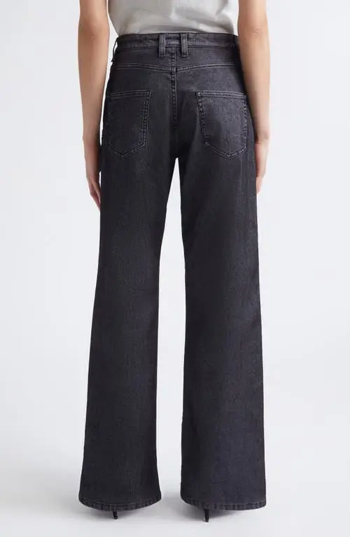 Eleventy High Waist Wide Leg Jeans