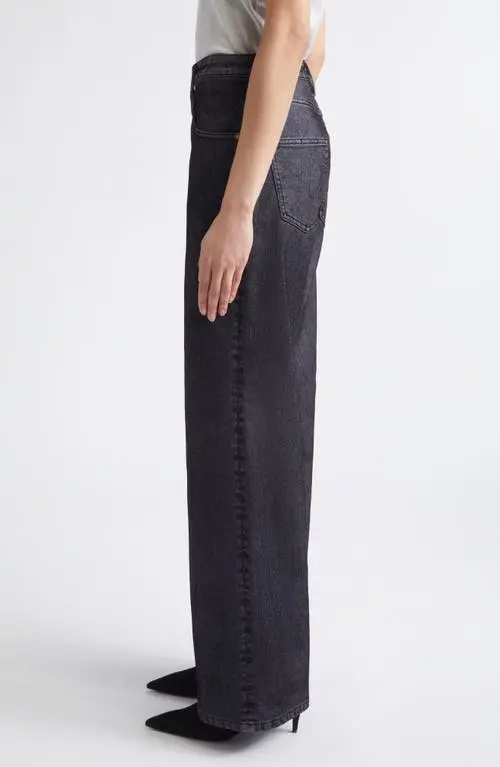 Eleventy High Waist Wide Leg Jeans