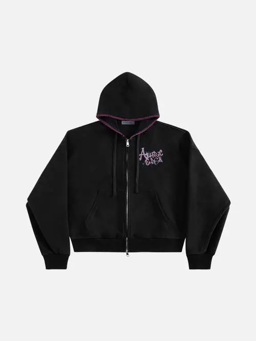 AELFRIC EDEN Boxy Spider Cherry Hoodie