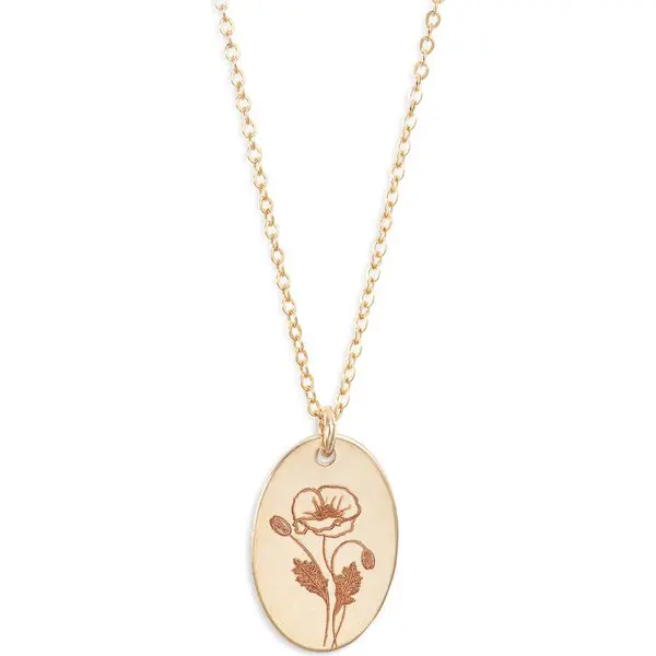 SET & STONES Louise Birth Flower Necklace