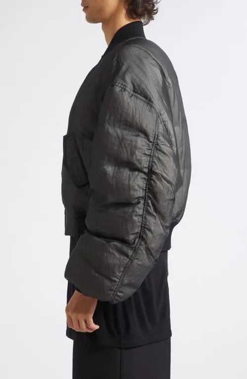 Rick Owens Padded Bomber Jacket - Black