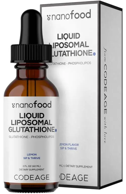 CODEAGE Nanofoodliquid Liposomal Glutathione - White