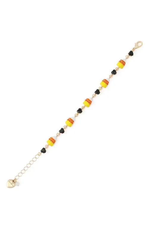 Betsey Johnson Candy Corn Charm Bracelet