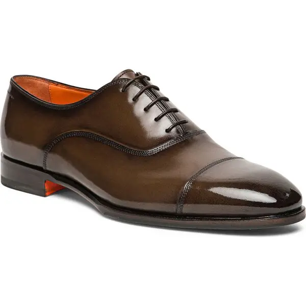 Santoni Archie Cap Toe Oxford