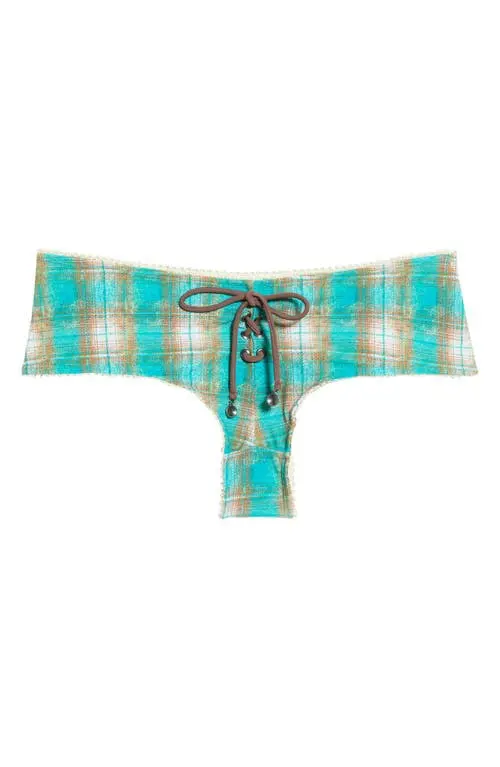 JADED LONDON Lace-up Micro Bikini Bottoms