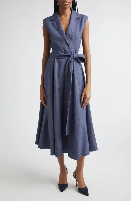Carolina Herrera Sleeveless Midi Trench Dress