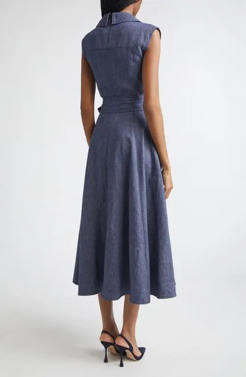 Carolina Herrera Sleeveless Midi Trench Dress