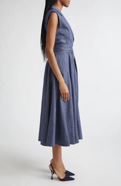 Carolina Herrera Sleeveless Midi Trench Dress