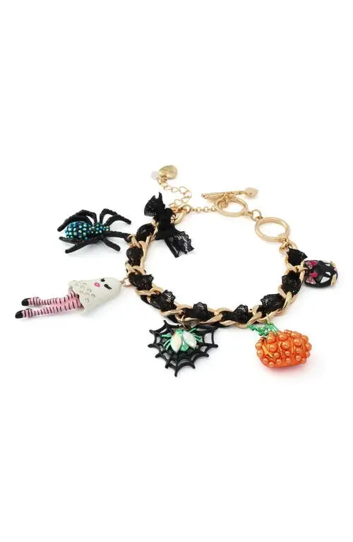 Betsey Johnson Halloween Charm Bracelet
