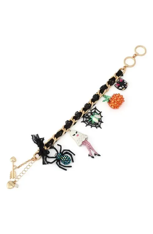 Betsey Johnson Halloween Charm Bracelet