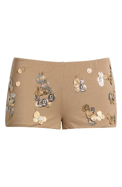 JADED LONDON Coin Trim Hot Pants