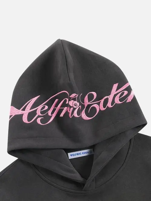 AELFRIC EDEN Oversized Cherry Graphic Hoodie