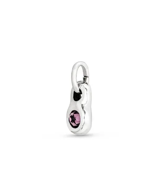 UNODE50 Charm With Pink Crystal