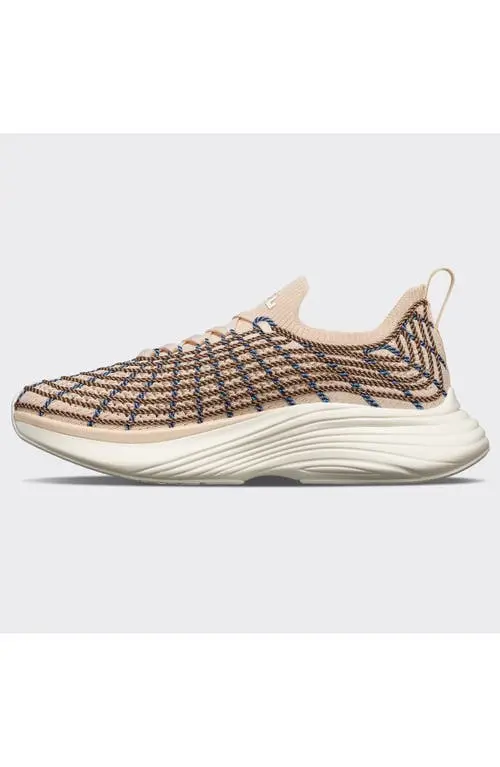 Apl Techloom Zipline Light Fawn Chocolate Navy Sneaker