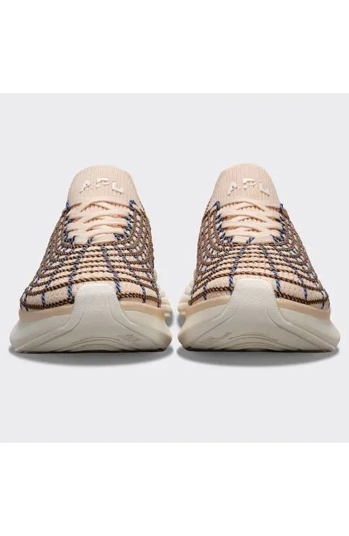 Apl Techloom Zipline Light Fawn Chocolate Navy Sneaker