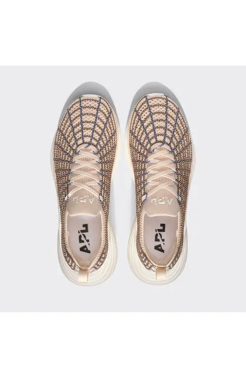 Apl Techloom Zipline Light Fawn Chocolate Navy Sneaker