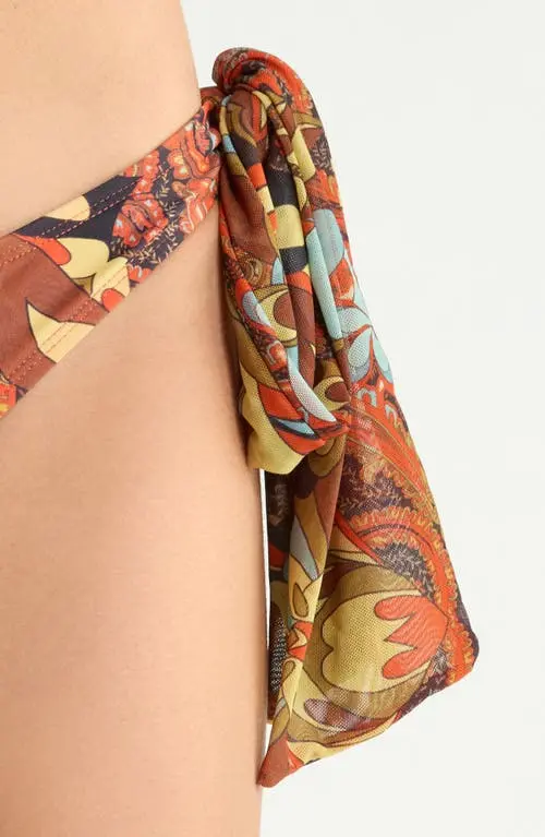 JADED LONDON Scarf Side Tie Bikini Bottoms