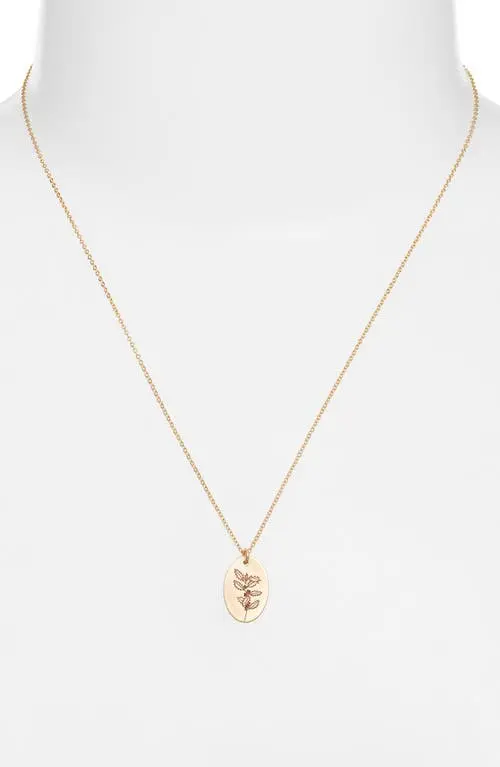 SET & STONES Louise Birth Flower Necklace