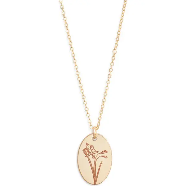 SET & STONES Louise Birth Flower Necklace