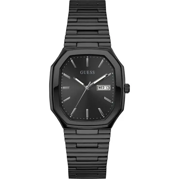 Guess Coffee Date Bracelet Watch - Black