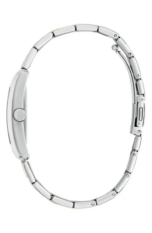 Guess Bonnie Diamond Two-tone Bracelet Tank Watch