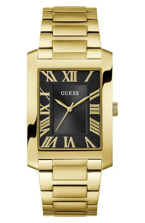 Guess Clyde Tone Bracelet Tank Watch