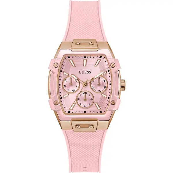 Guess Multifunction Silicone Strap Watch