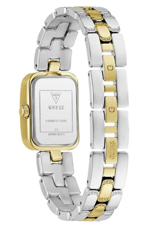 Guess Isla Tank Two-tone Bracelet Watch