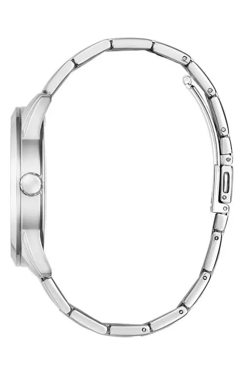 Guess Elliot Green Dial Two-tone Bracelet Watch