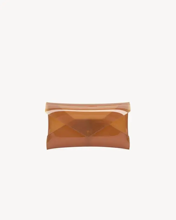 Saint Laurent Letter Small Pouch In Vinyl
